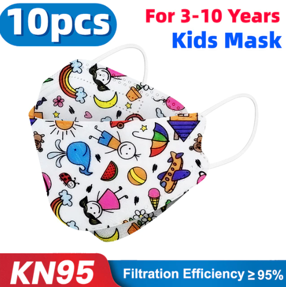 Cartoon KN95 Face Masks for Kids | Fashion Masks Australia